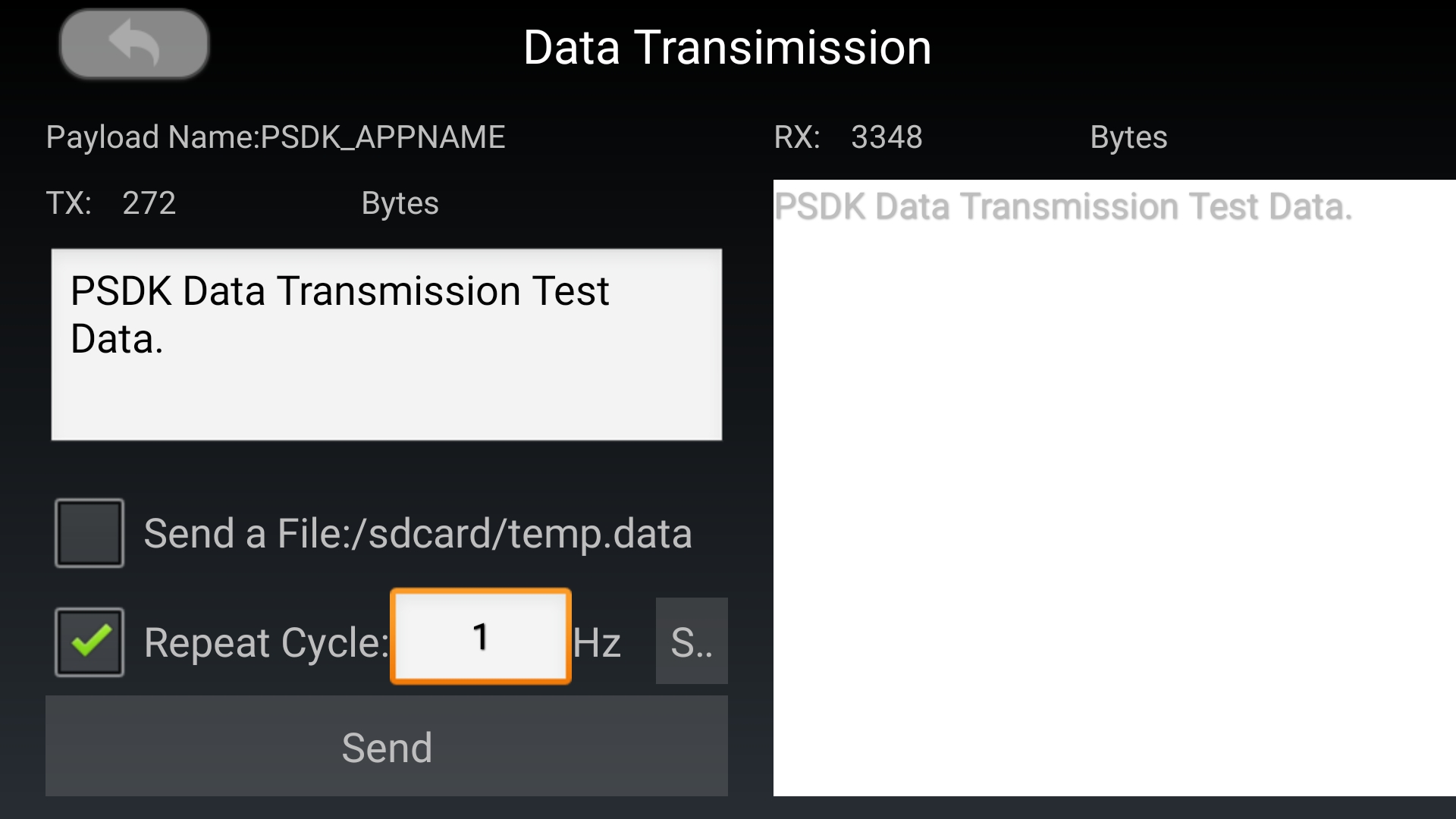Data Transmission - DJI Payload SDK Documentation