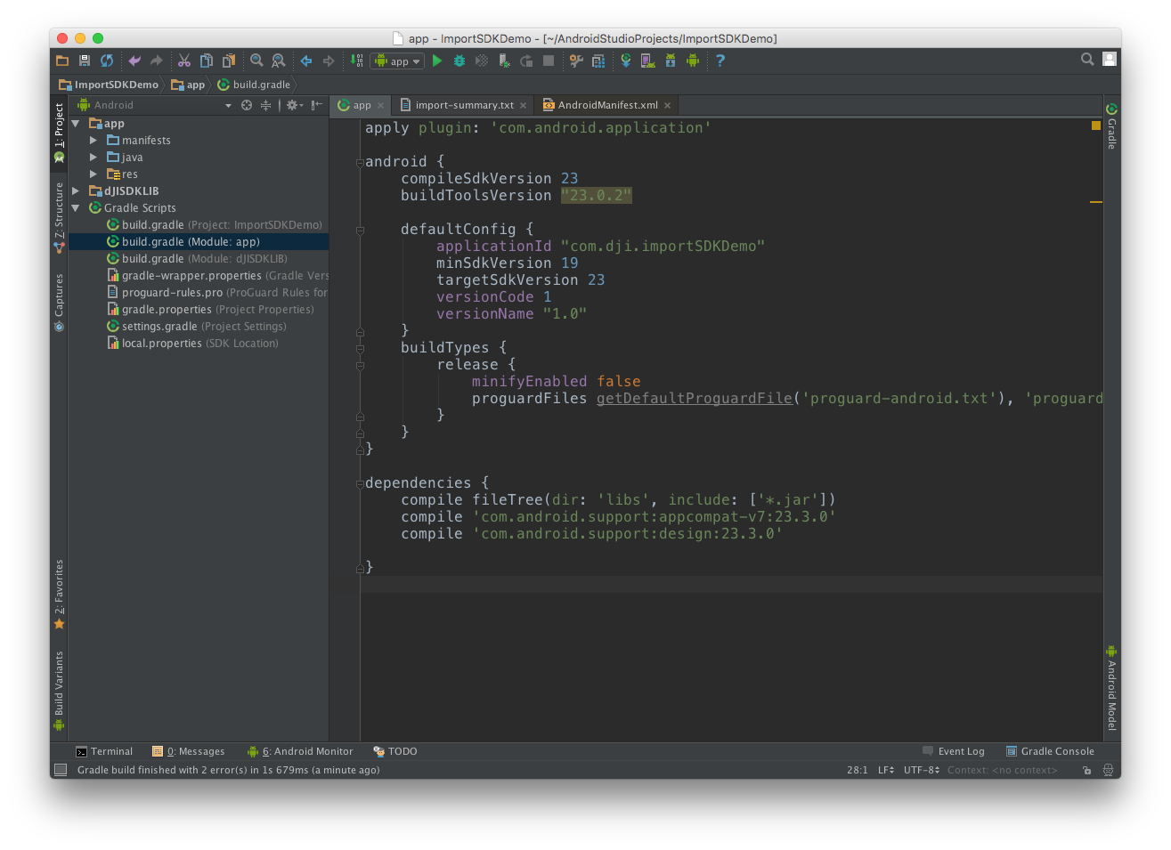 Integrate SDK into Application - DJI Mobile SDK Documentation