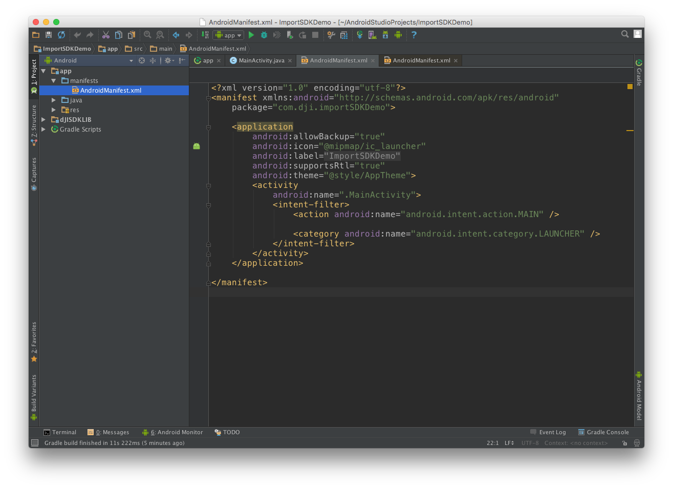 Integrate SDK into Application - DJI Mobile SDK Documentation